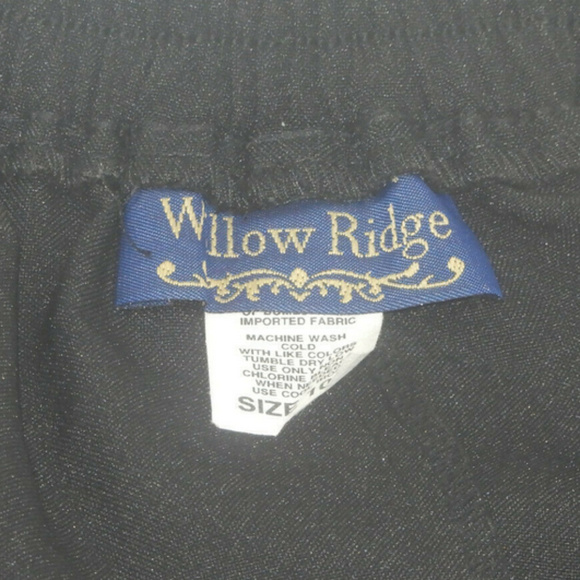 Willow Ridge | Skirts | Willow Ridge Black Pleasted Side Button Skirt ...